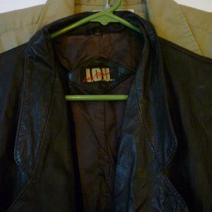 I.O.U. Leather | Jackets & Coats | Iou Leather Black L Coat 48 ...